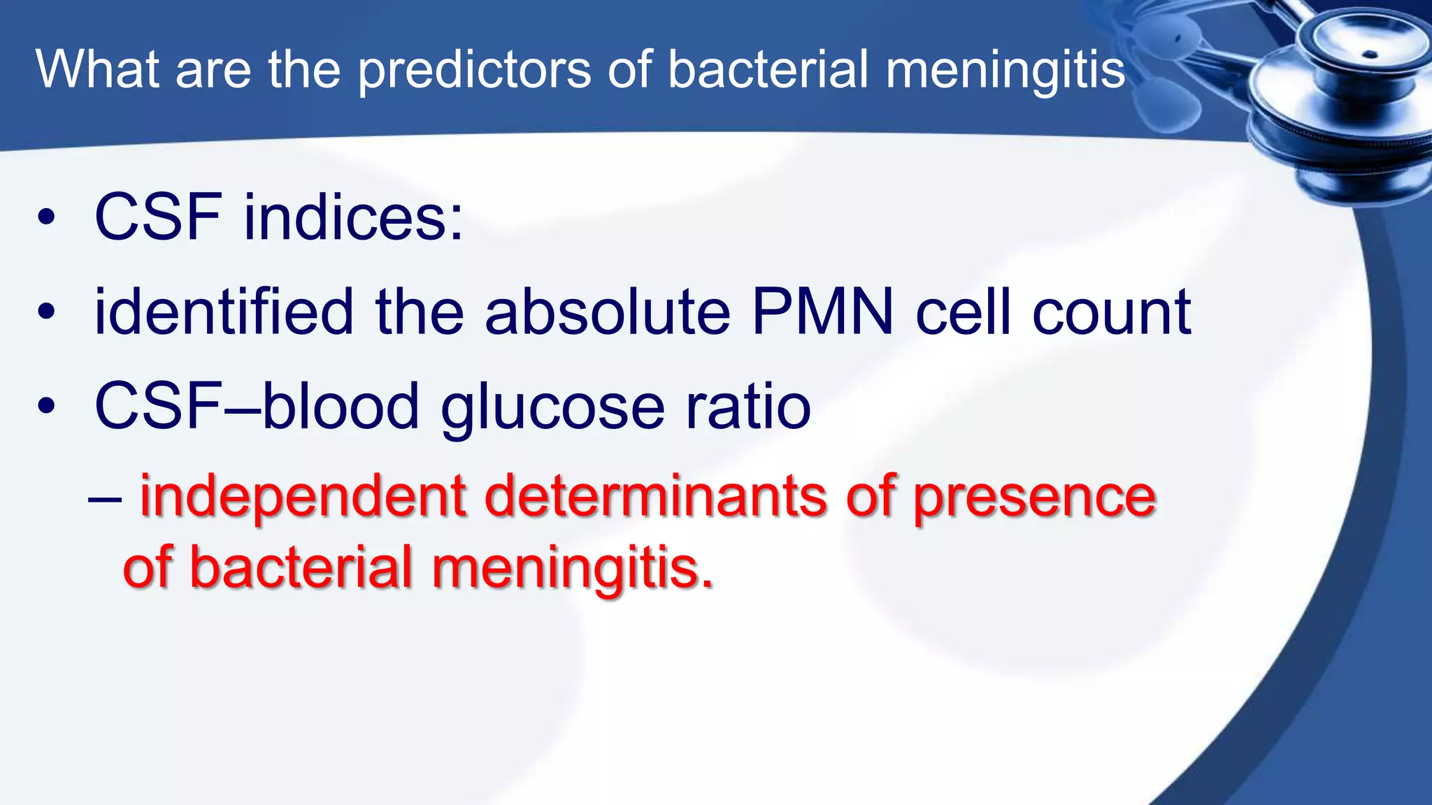Management of meningeal signs in children | PPTX