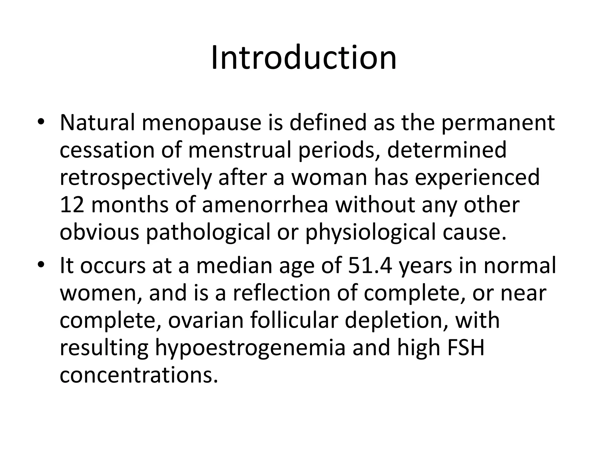 Management of menopause | PPTX