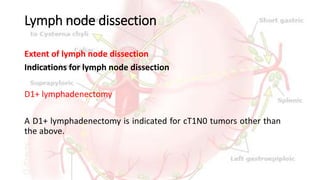 Management of metastatic lymph nodes in gastric cancer | PPTX