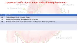 Management of metastatic lymph nodes in gastric cancer | PPTX