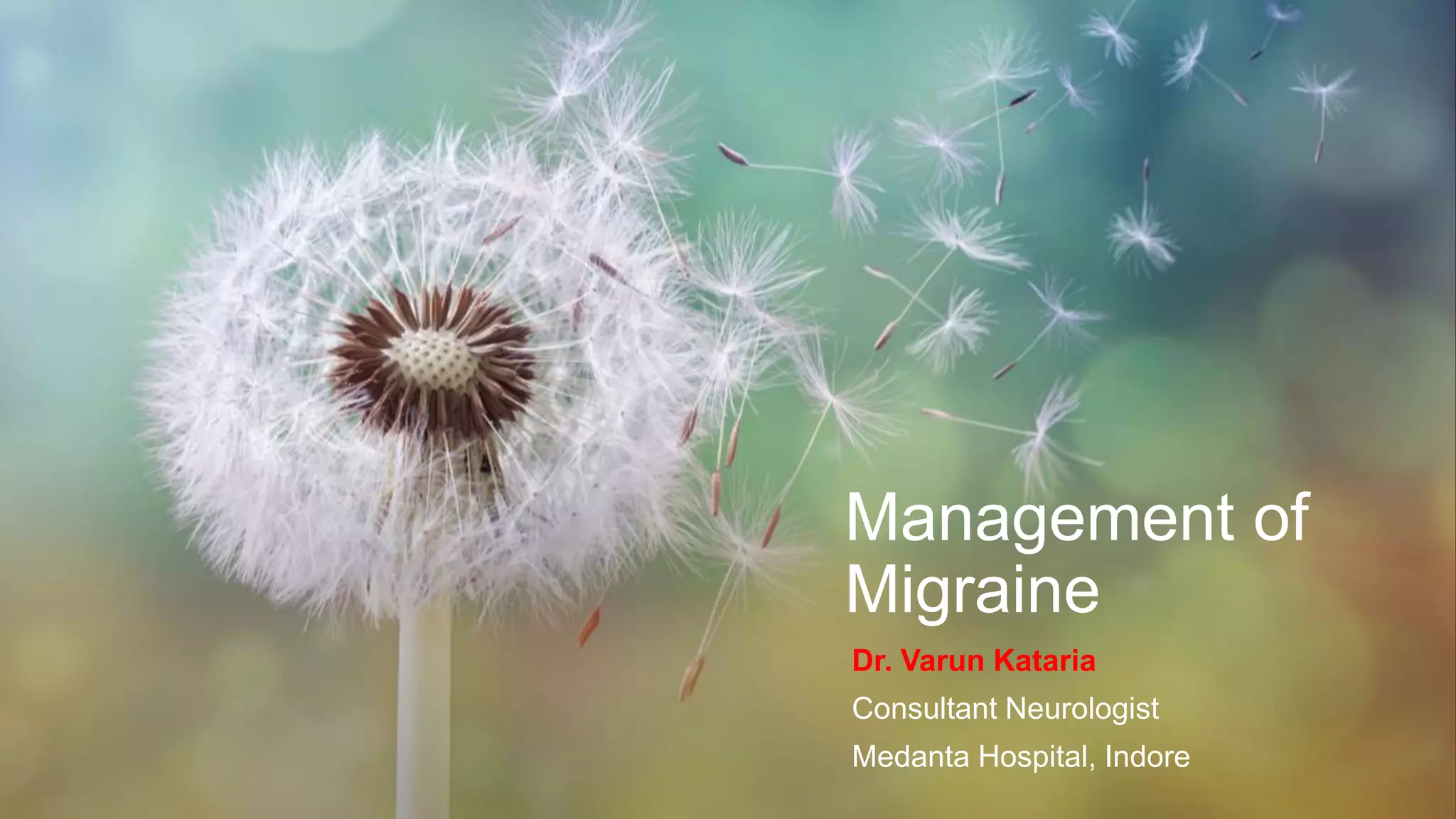 Management of migraine | PPTX