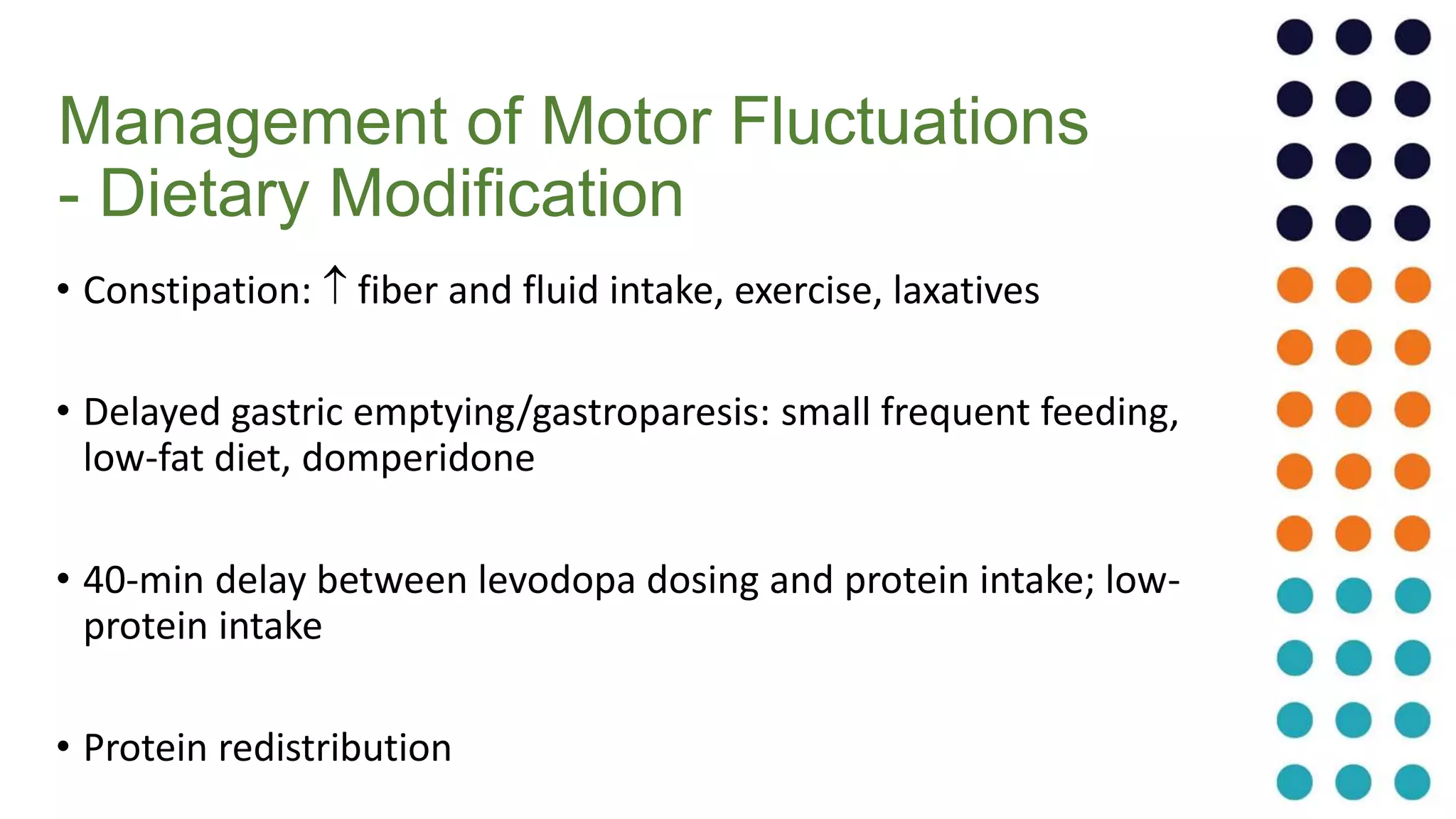 Management of Motor Fluctuations in Parkinson Disease.pptx
