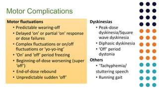 Management of Motor Fluctuations in Parkinson Disease.pptx