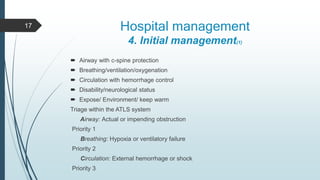 Management of multiple trauma | PPTX