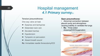 Management of multiple trauma | PPTX
