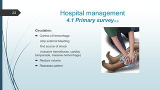 Management of multiple trauma | PPTX