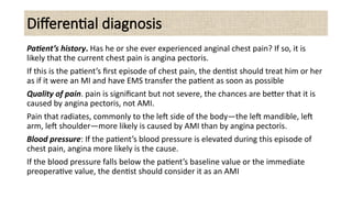 Management of Myocardial infarction and Angina pectoris patient.pptx