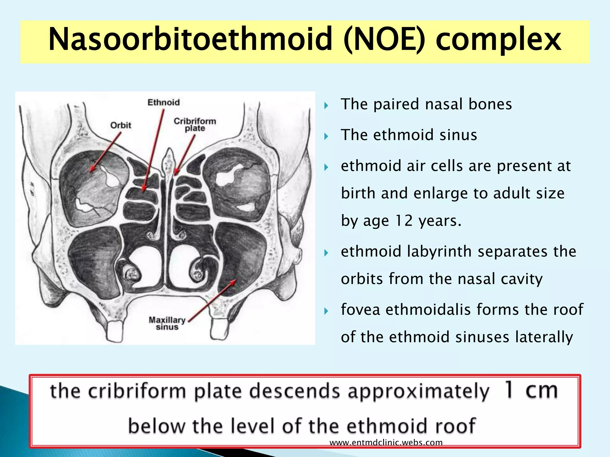 Management of nasoethmoidal fractures | PPTX