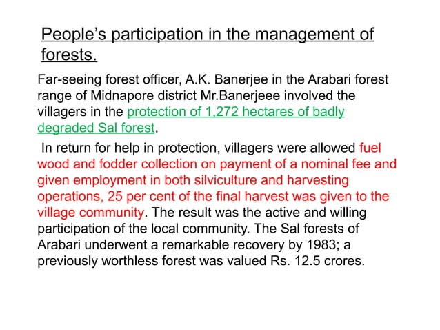 Management of natural resources | PPT | Environmental Services Industry ...