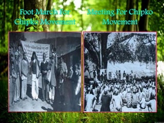 Management of Natural Resources - Chipko Movement | PPTX