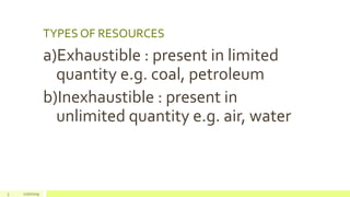 Class 10th Ch.16 Management of natural resources | PPTX