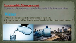 Management of natural resources | PPT