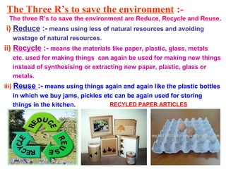 Management of natural resources ppt | PPT