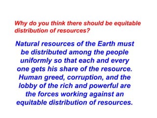 Management of natural resources ppt | PPT