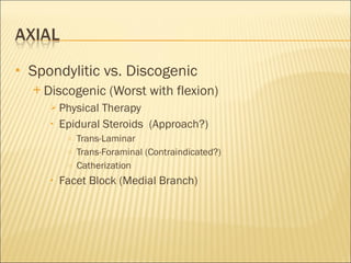 Management of neck pain | PPT