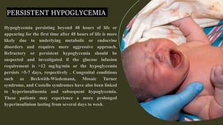 Management of neonatal hypoglycemia | PPTX