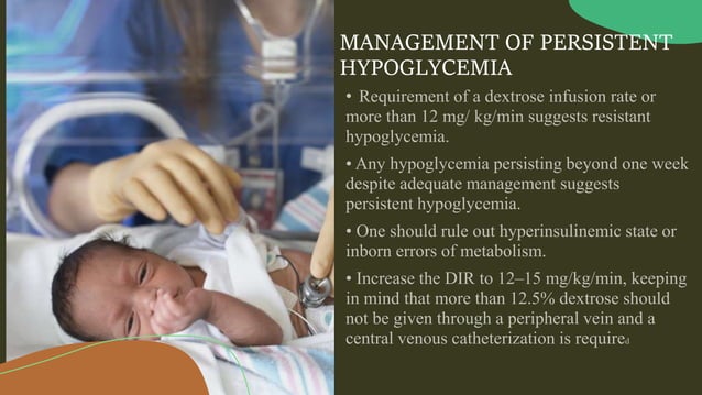 Management of neonatal hypoglycemia | PPTX | Pregnancy | Reproductive ...