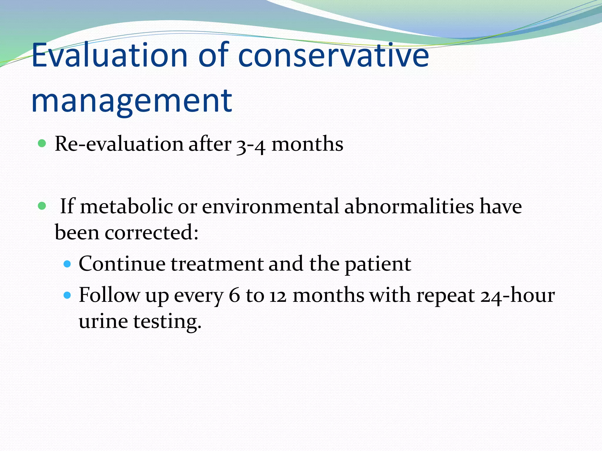 Management of nephrolithiasis | PPTX