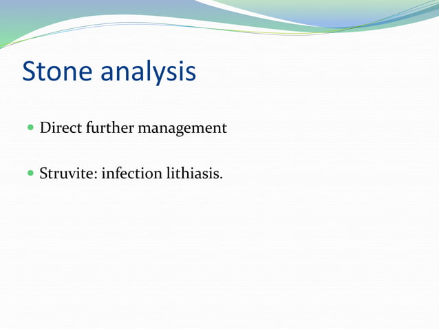 Management of nephrolithiasis | PPTX