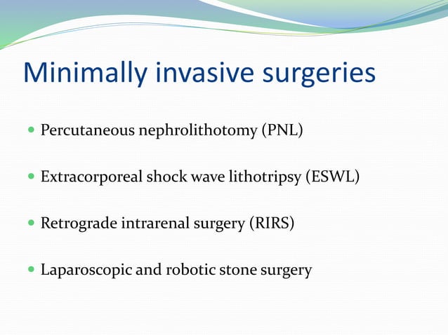 Management of nephrolithiasis | PPTX