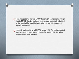 Management of neutropenic fever in pts chemotherapy | PPTX