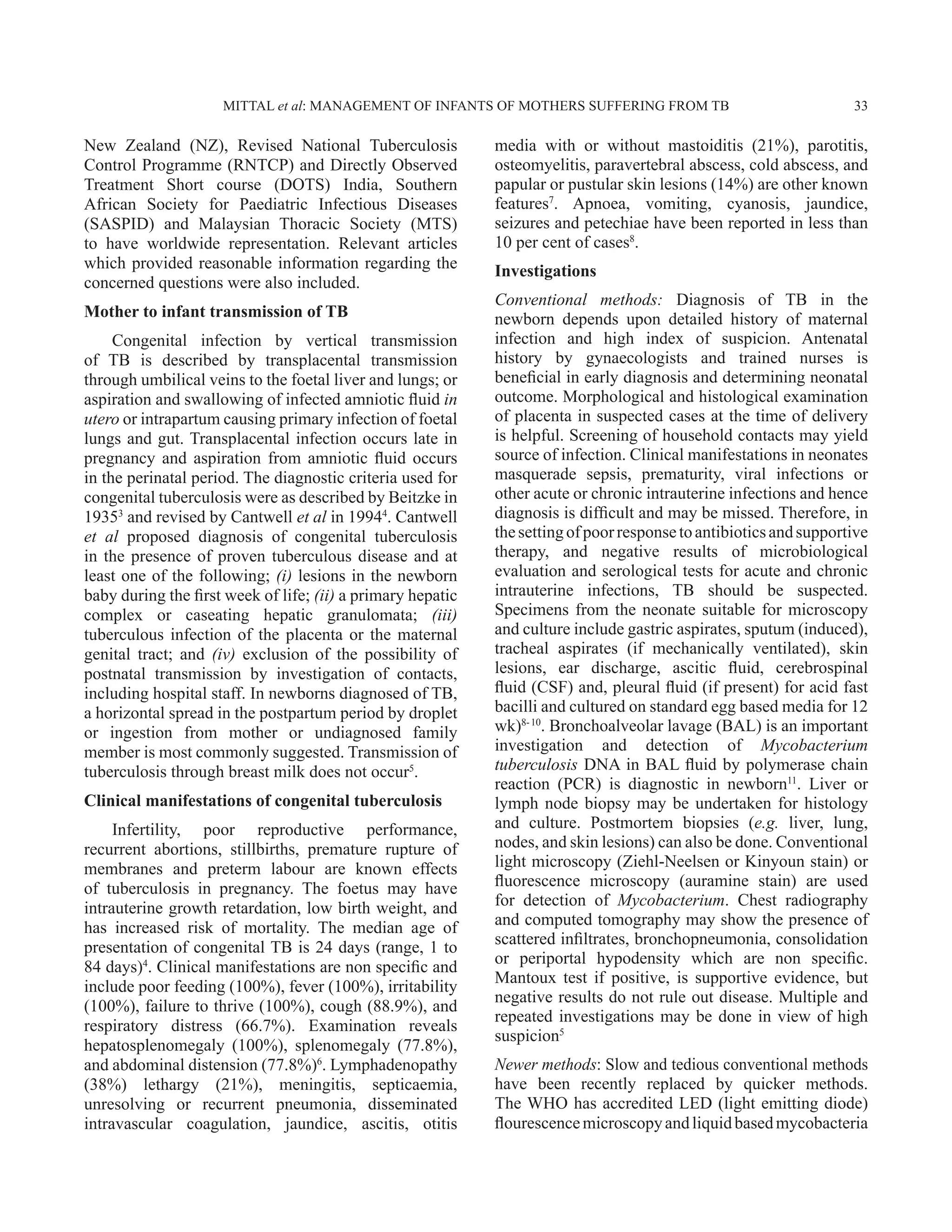 Management of newborn infant born to mother suffering from | PDF