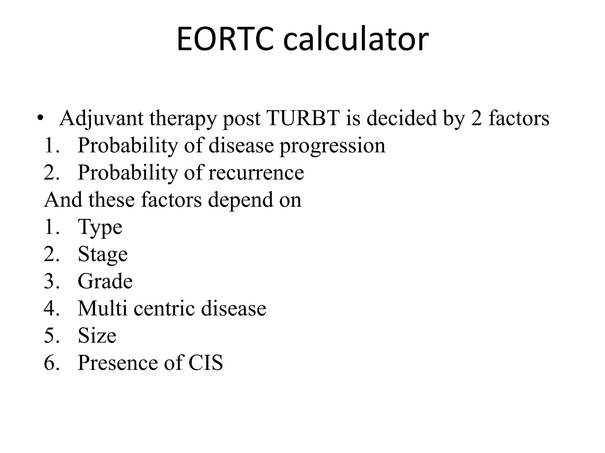 Management of nmibc | PPTX