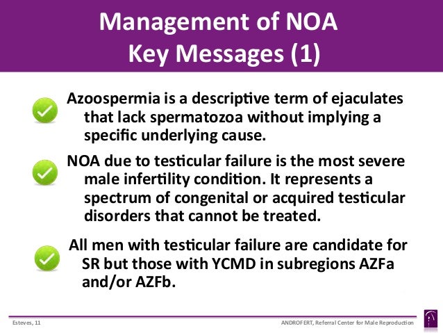 Management of Non Obstructive Azoospermia