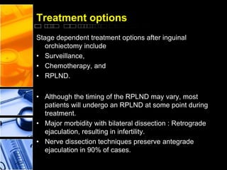 Management of Non Seminomatous Germ cell tumors of Testis (by Dr. Akhil ...