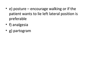 Management of normal labour | PPT