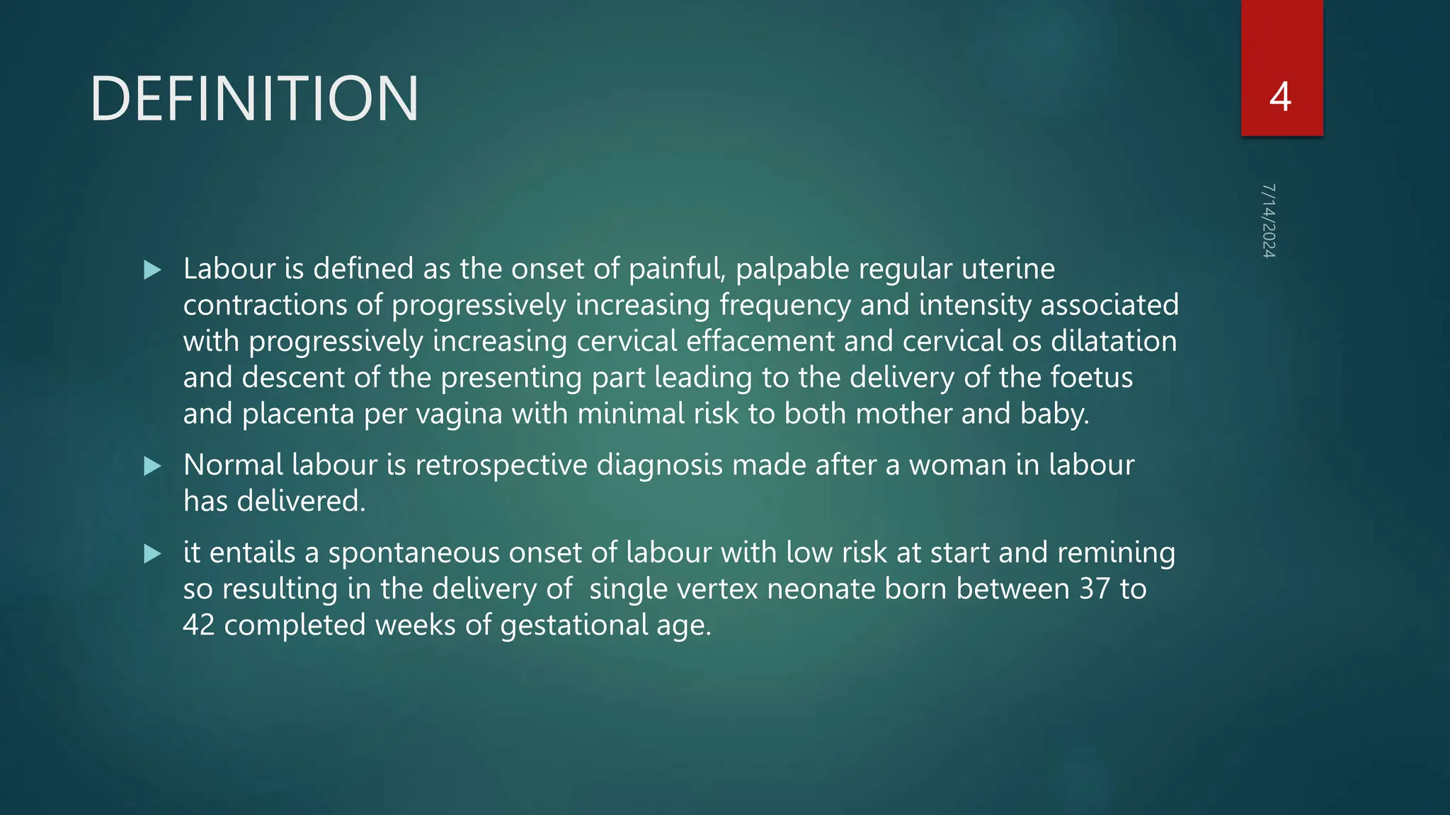 MANAGEMENT OF NORMAL LABOUR IN WOMEN IN HOSPITALS | PPTX