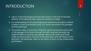 MANAGEMENT OF NORMAL LABOUR IN WOMEN IN HOSPITALS | PPTX