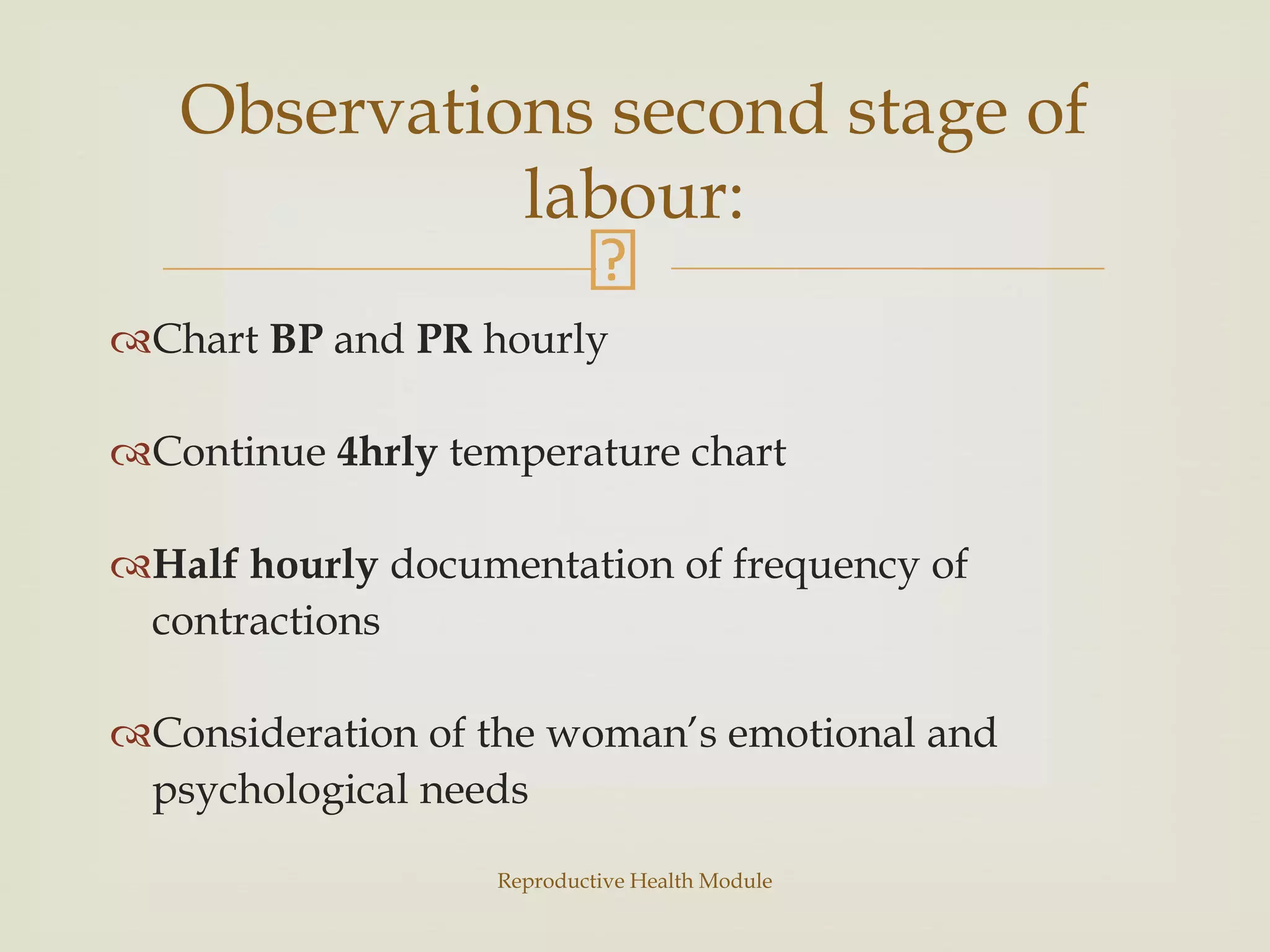 Management of normal labour and partogram | PPTX