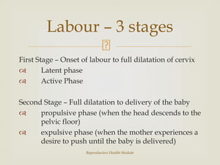 Management of normal labour and partogram | PPTX