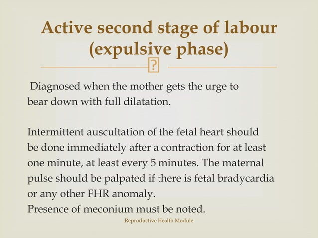 Management of normal labour and partogram | PPT
