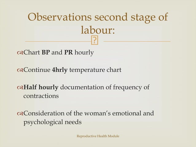 Management of normal labour and partogram | PPT