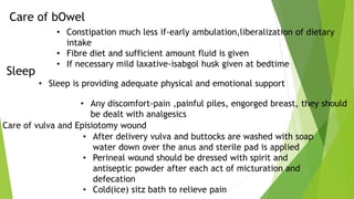 Management of normal puerperium3 | PPTX