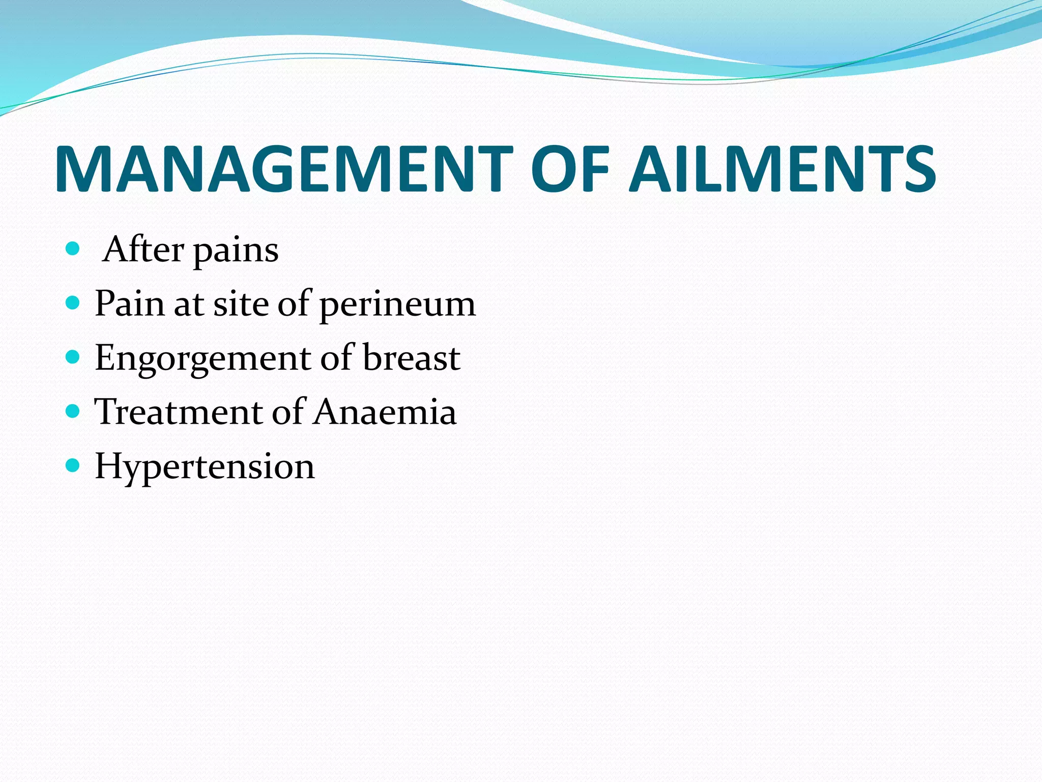 Management of normal purperium | PPTX