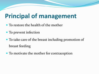 Management of normal purperium | PPTX