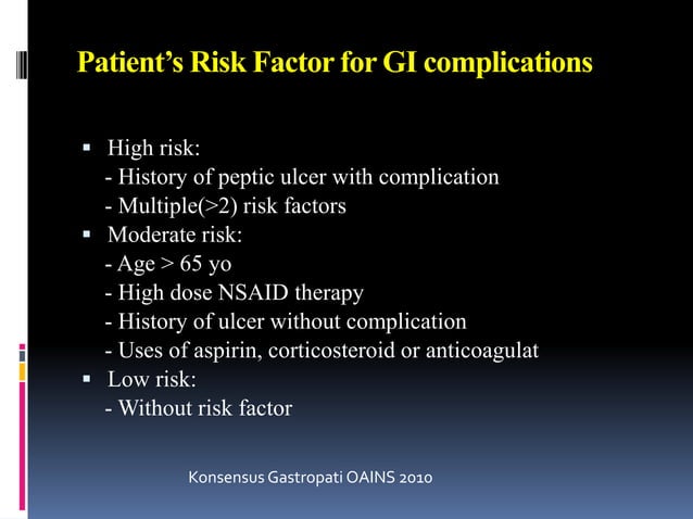 Management of NSAID gastropathy | PDF