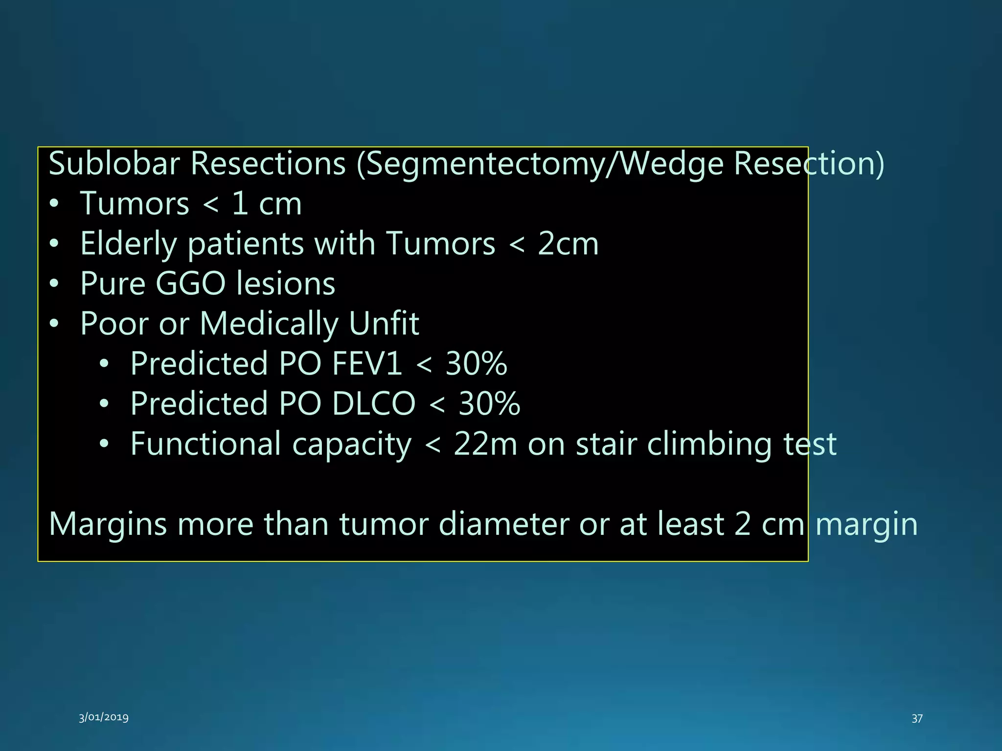 Management of Non Small Cell Lung Cancers | PPTX