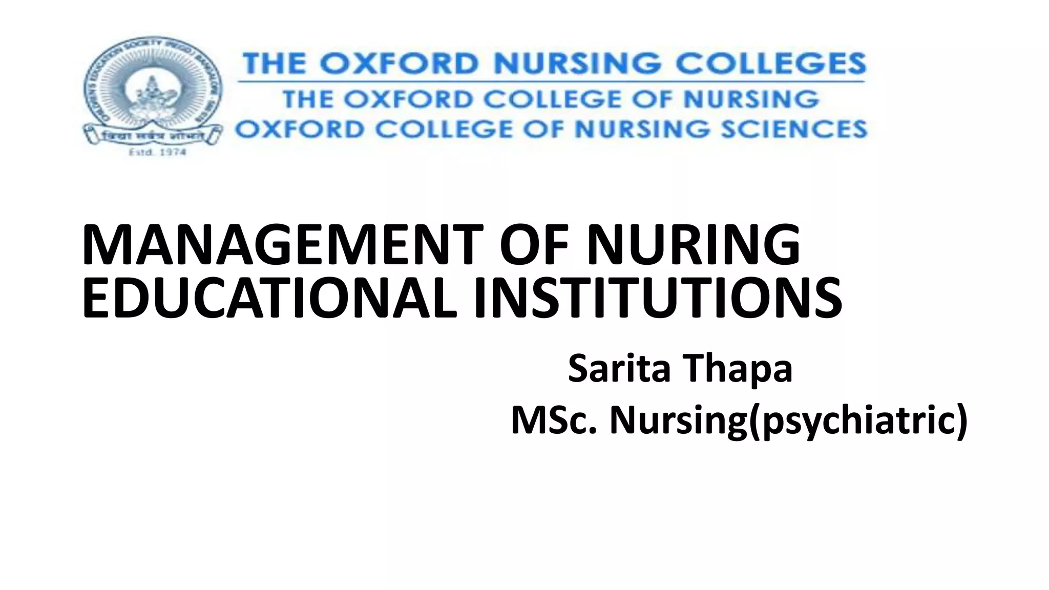 Management of Nursing Institutions.PPTX