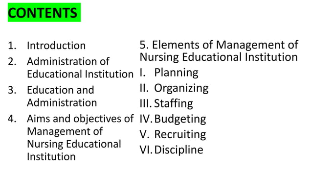 Management of Nursing Institutions.PPTX