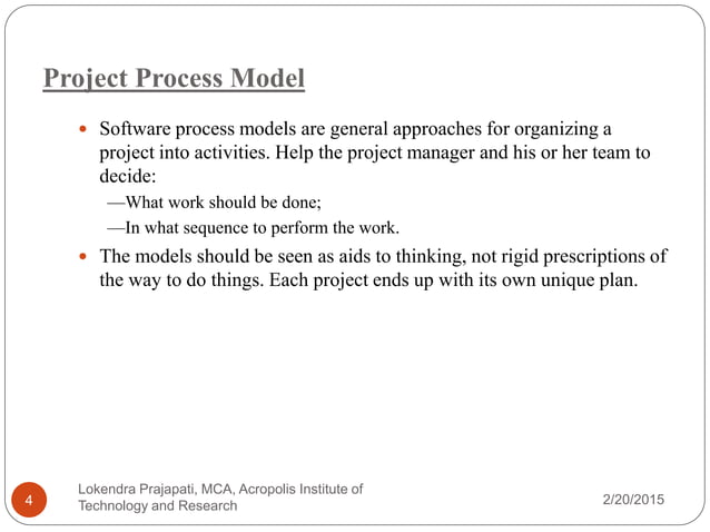 Management of object_oriented_project | PPT