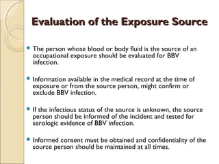Management of occup exposures | PPT
