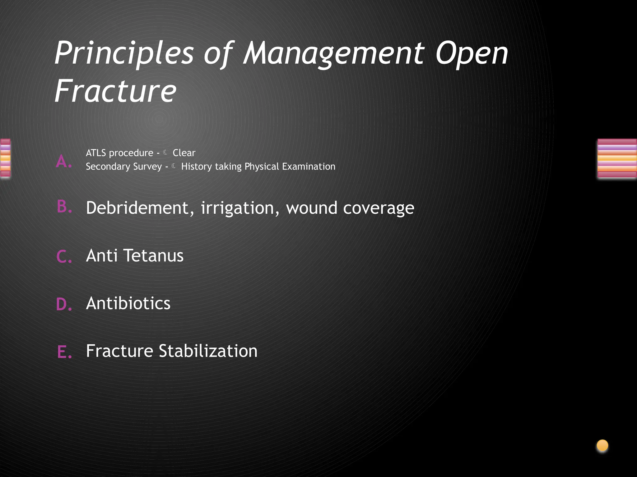 Management of Open Fracture powerpoint ppt | PPTX