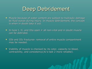 Management of open fractures | PPT