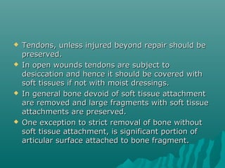 Management of open fractures | PPT