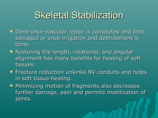 Management of open fractures | PPT