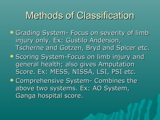Management of open fractures | PPT